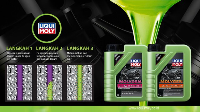 OLI LIQUI MOLY MOLYGEN MOTORBIKE: PERLINDUNGAN MESIN MOTOR DENGAN ...